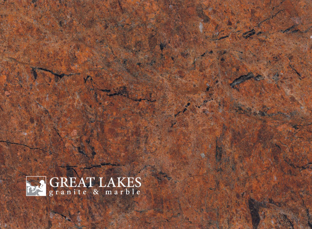 Malibu Red Granite - Great Lakes Granite & Marble